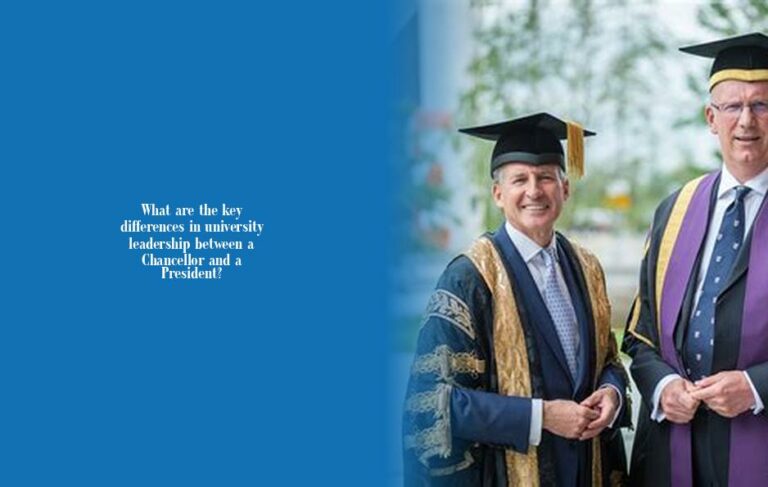 What are the key differences in university leadership between a ...