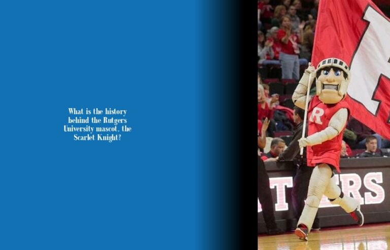 What is the history behind the Rutgers University mascot, the Scarlet ...