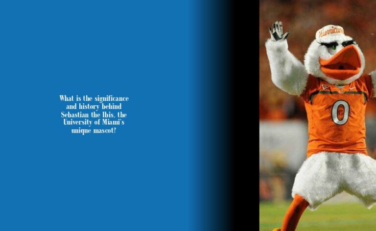 What is the significance and history behind Sebastian the Ibis, the ...