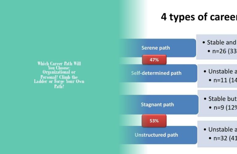 What are the two main types of career paths available for individuals ...