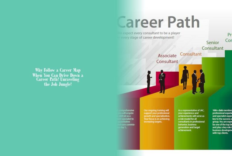 What distinguishes a career path from a career map in navigating the ...