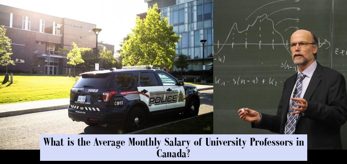 What is the Average Monthly Salary of University Professors in Canada ...