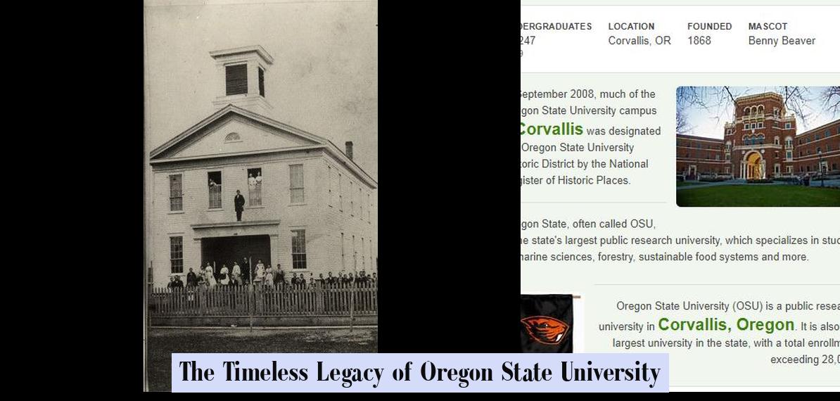 The Timeless Legacy of Oregon State University - JobLoving | Ultimate ...