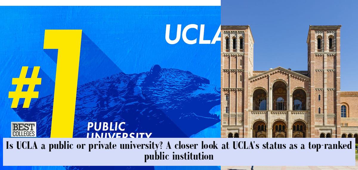 Is UCLA a public or private university? A closer look at UCLA's status ...
