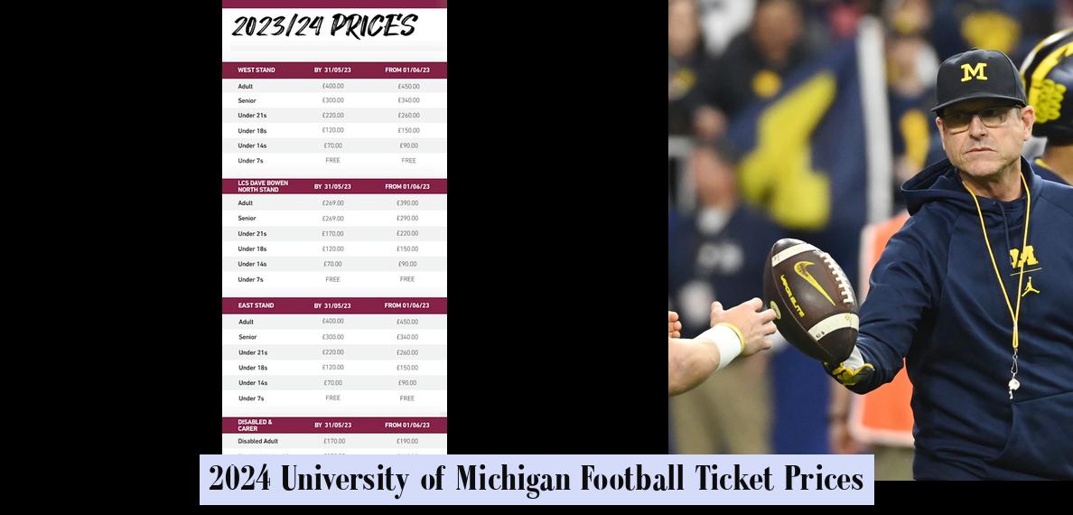 2024 University of Michigan Football Ticket Prices - JobLoving ...