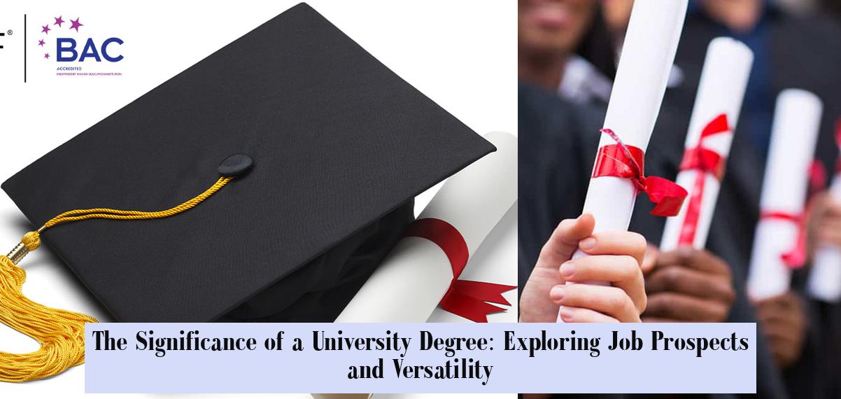 The Significance of a University Degree: Exploring Job Prospects and ...