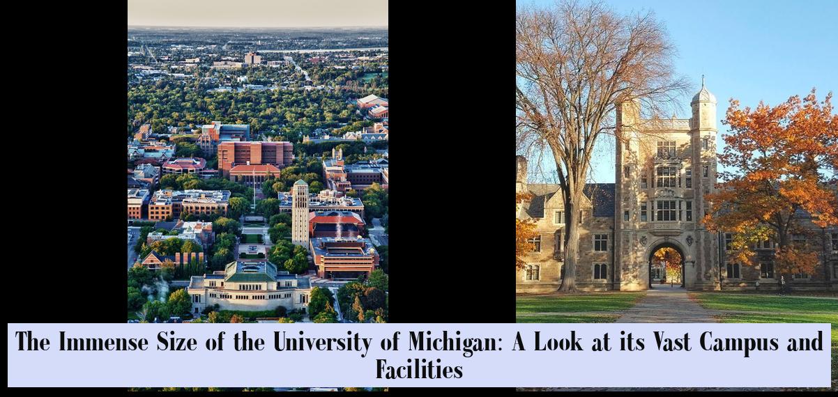 The Immense Size of the University of Michigan: A Look at its Vast ...