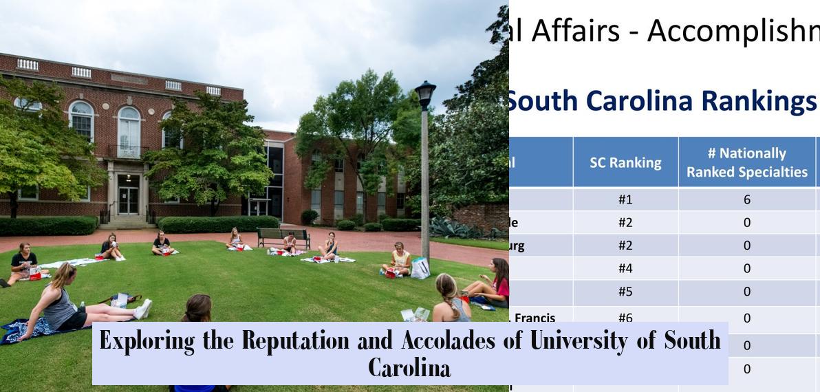 Exploring the Reputation and Accolades of University of South Carolina ...